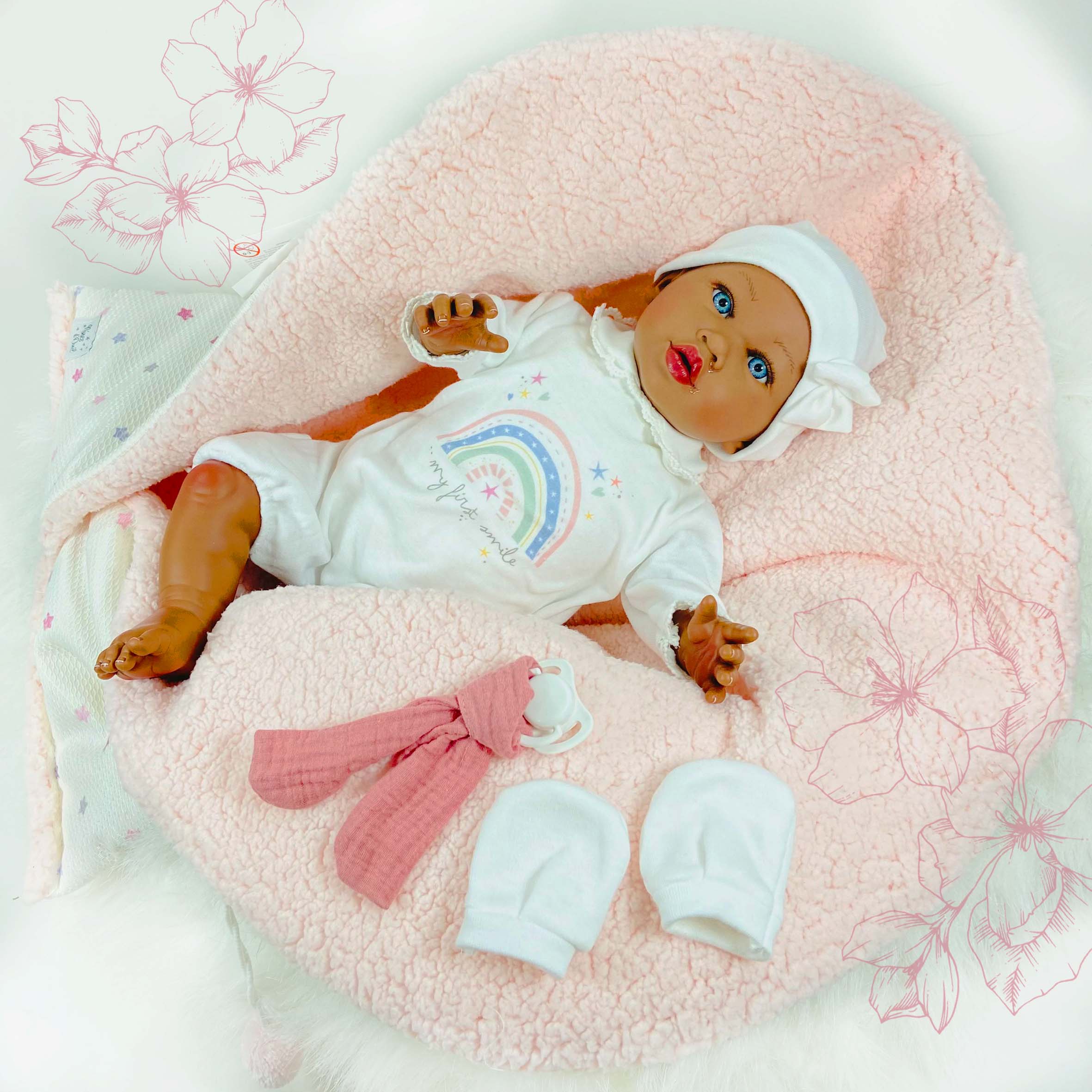 NEWBORN ADDIS DOLL BLUE EYE REF: 9903 – Little-Minnows