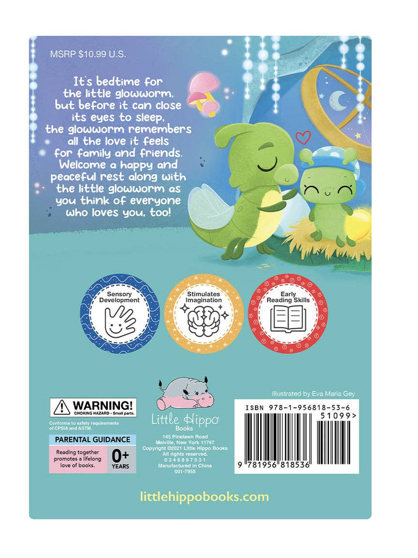 Bedtime for Glowworm- Sensory Touch and Light-Up Board Book – Little-Minnows
