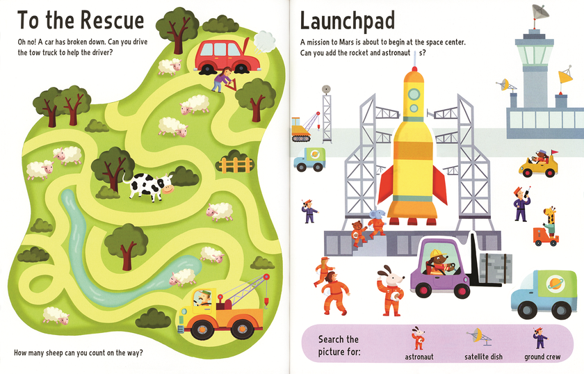 Big Stickers, Things That Go Sticker Book – Little-Minnows