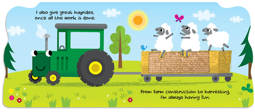 Busy Tractor Board Book – Little-Minnows