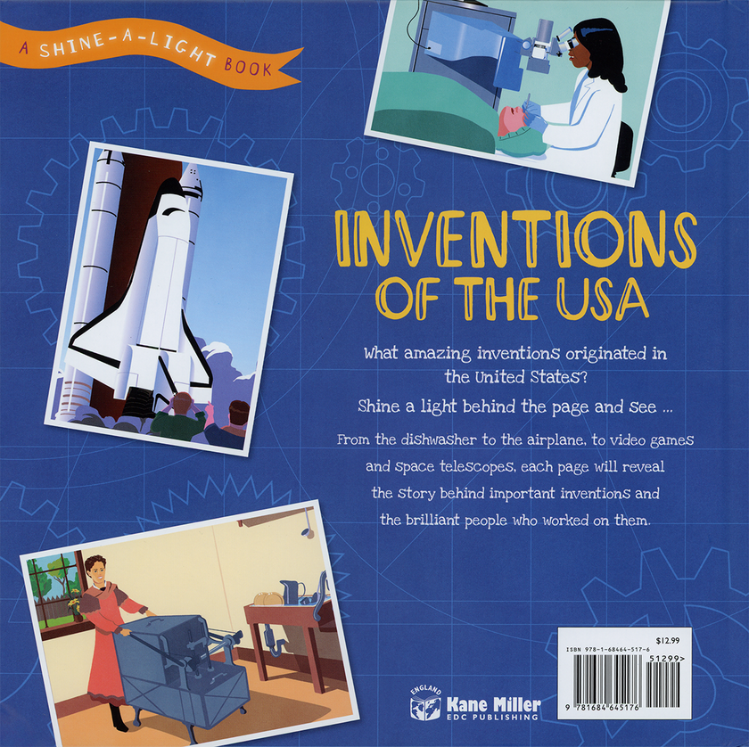 Shine-A-Light, Inventions of the USA Hardcover Book – Little-Minnows