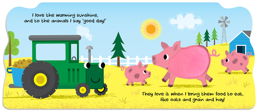 Busy Tractor Board Book – Little-Minnows