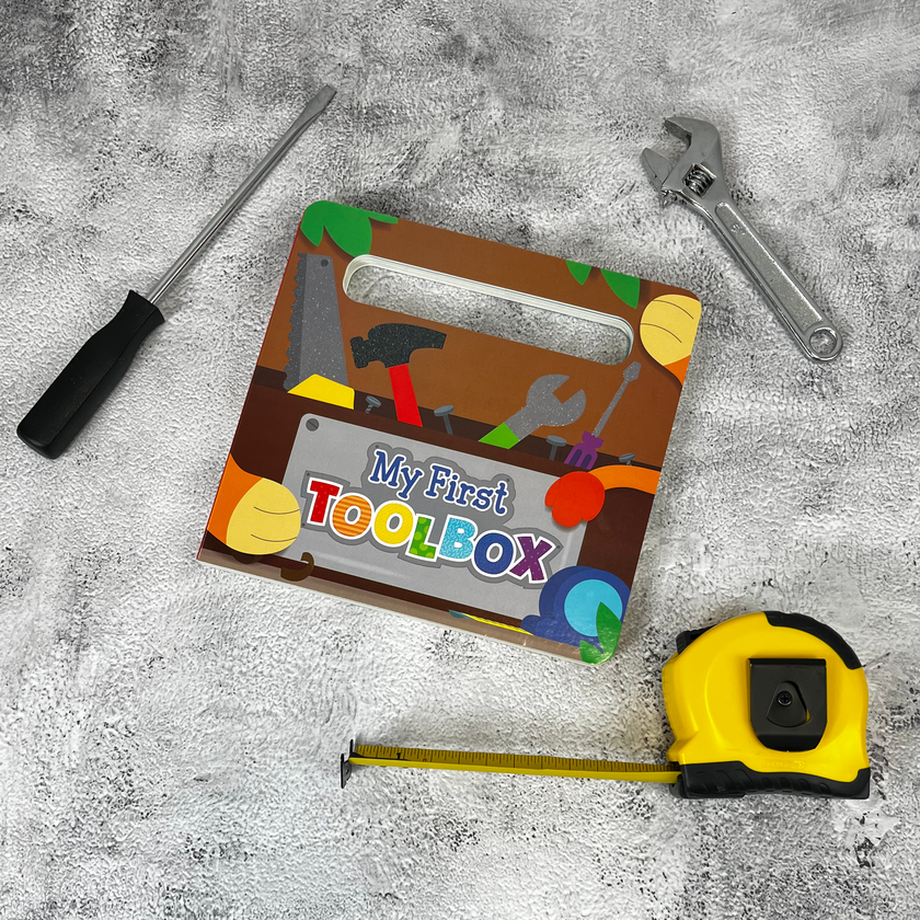 My First Toolbox- Sensory Touch and Feel Board with Handle – Little-Minnows