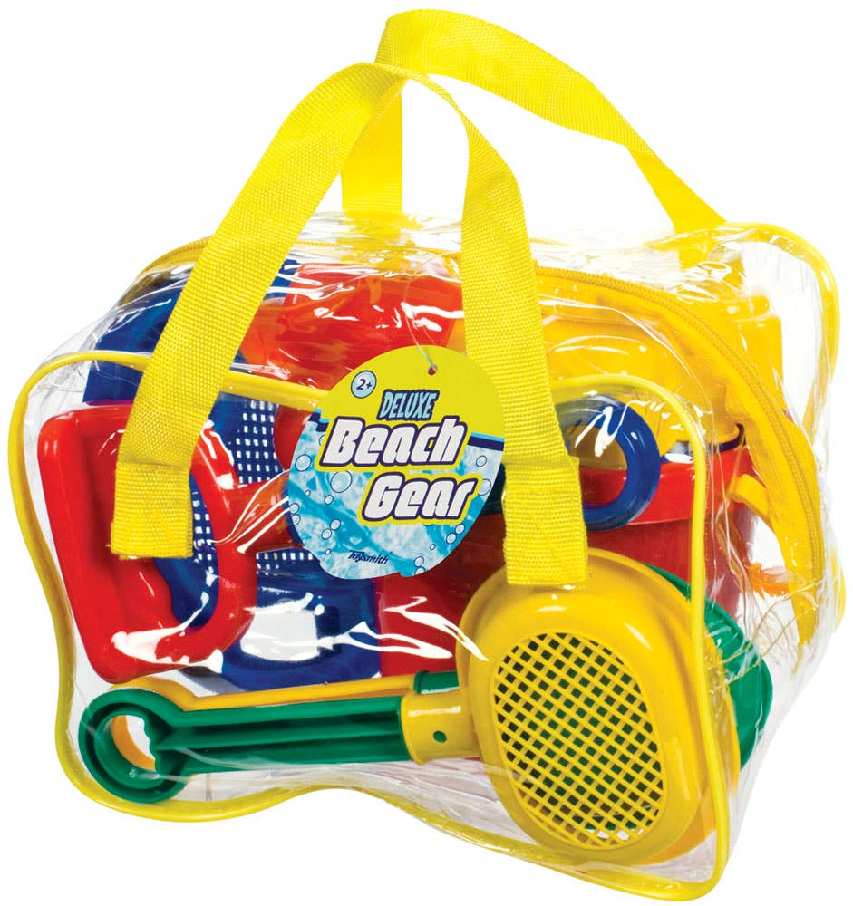 Deluxe Beach Toy Set With Shovel, Bucket, Sifter, Molds – Little-Minnows