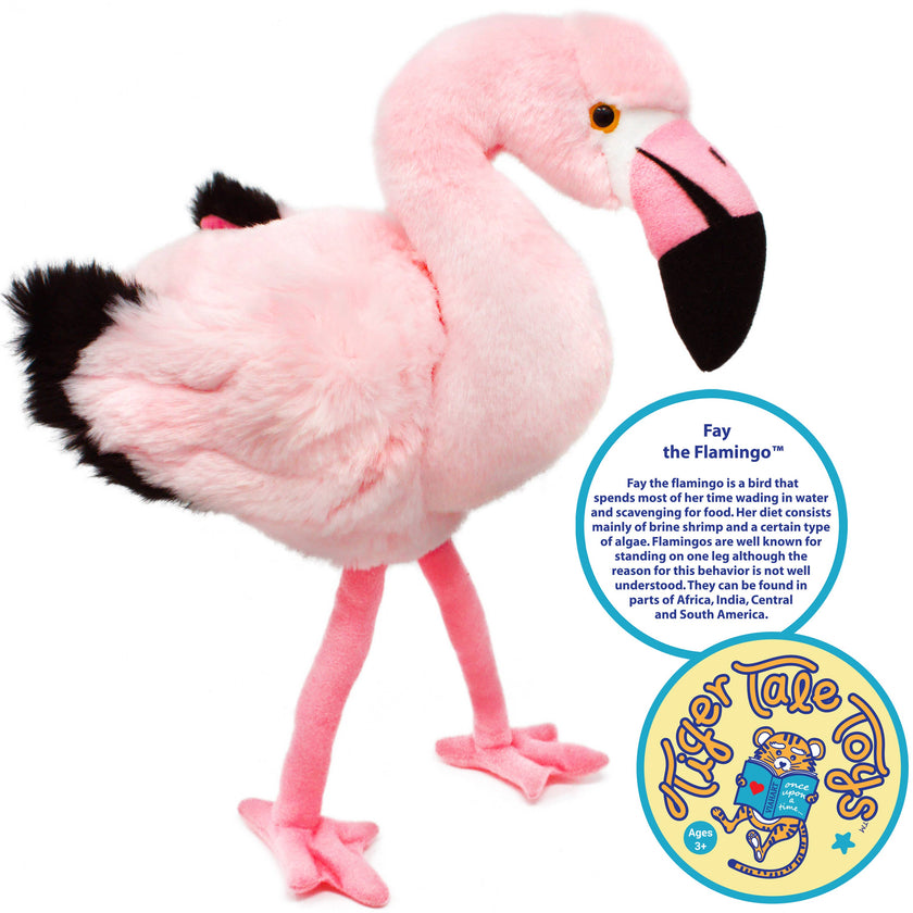 Fay The Flamingo | 13 Inch Stuffed Animal Plush – Little-Minnows