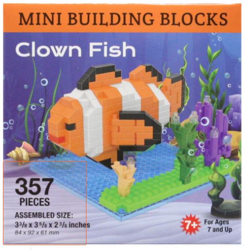 Clown Fish Mini Building Blocks – Little-Minnows