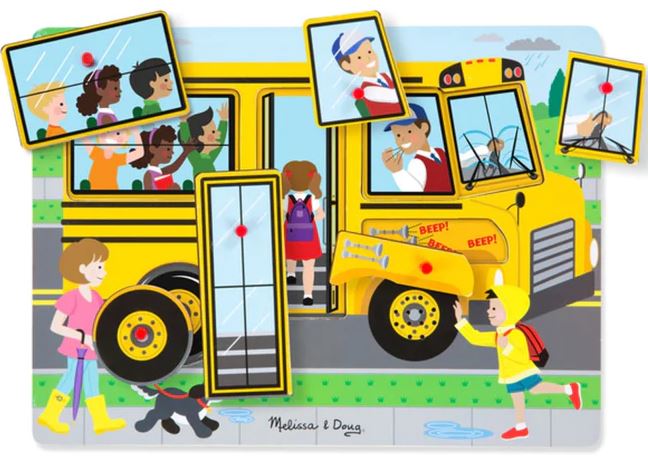 See and Hear Puzzle The Wheels on the Bus – Little-Minnows