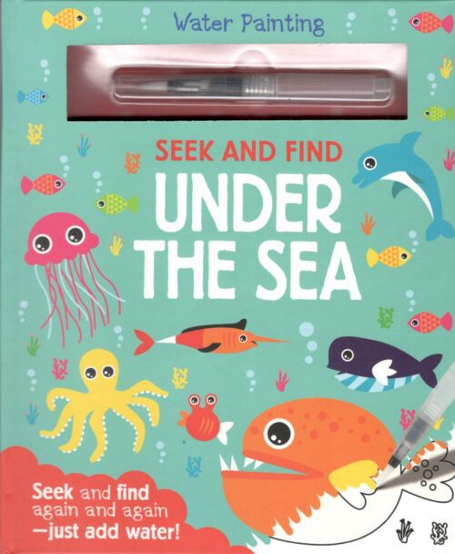 Seek and Find Under the Sea Water Painting Board Book – Little-Minnows