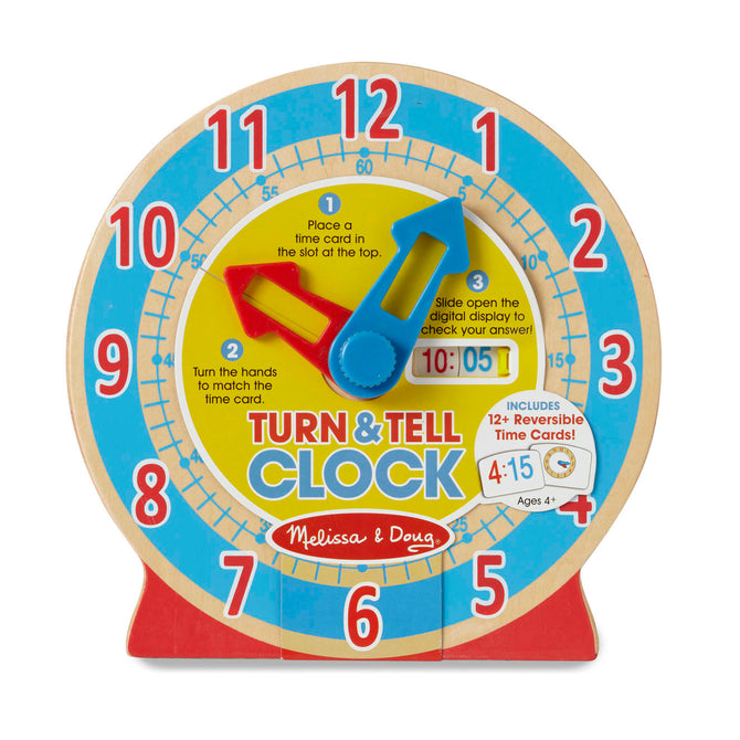 Turn & Tell Wooden Toy Clock – Little-Minnows