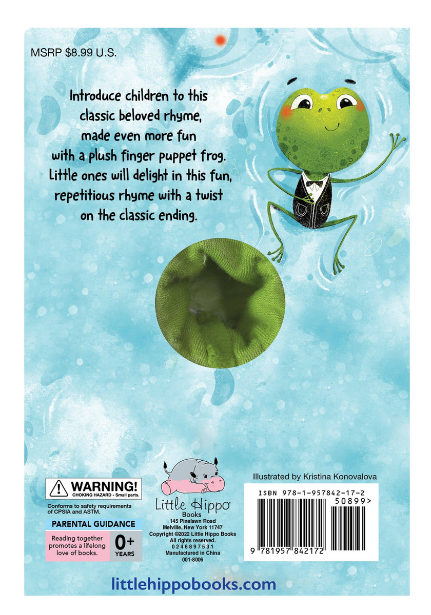Five Little Speckled Frogs Finger Puppet Book – Little-Minnows