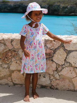 Kids UPF50+ Laya Short Sleeve Tee Dress – Little-Minnows