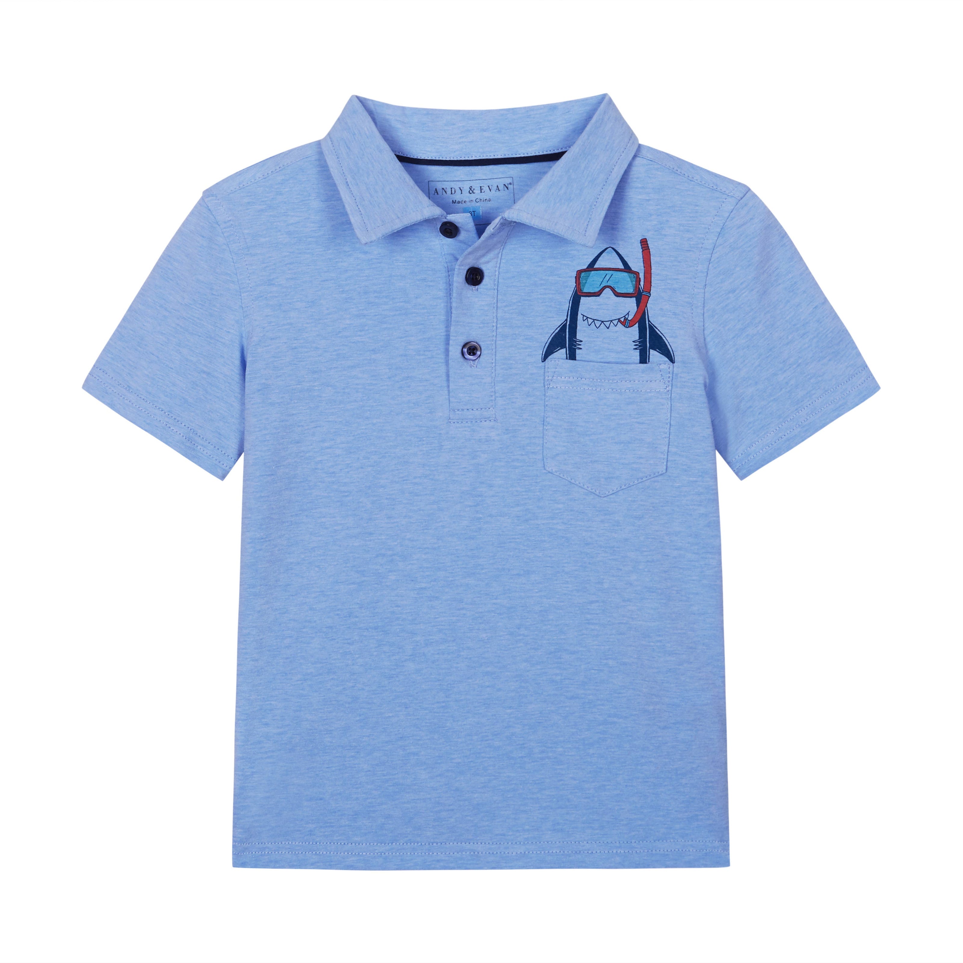 Polo Shirt - Blue Shark – Little-Minnows